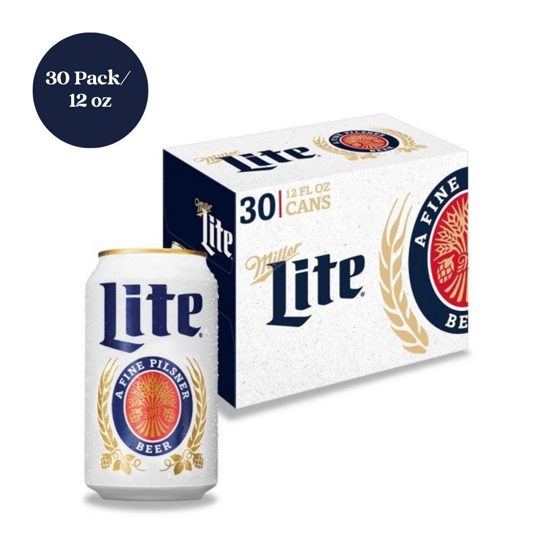 Miller Lite Lager 30pk 12 fl oz – MMWL
