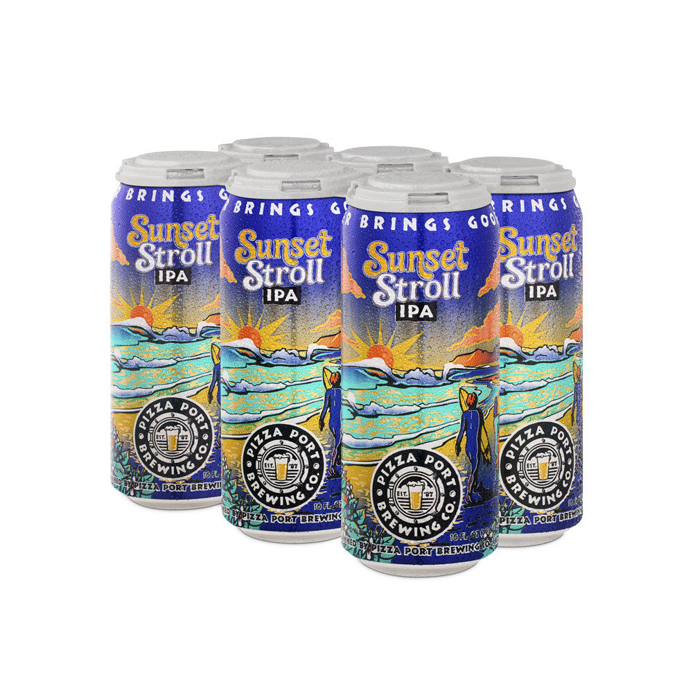 Pizza Port Brewing Co. Sunset Stroll IPA Beer 6pk 16 fl oz Cans – MMWL