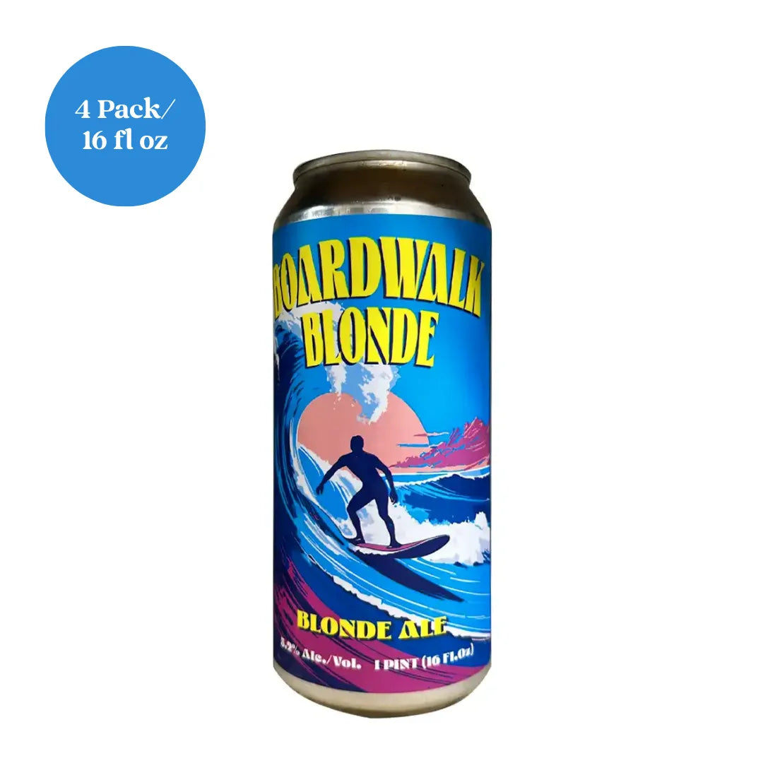 Strike Brewing Boardwalk Blonde Ale Beer 4pk 16 fl oz Cans – MMWL